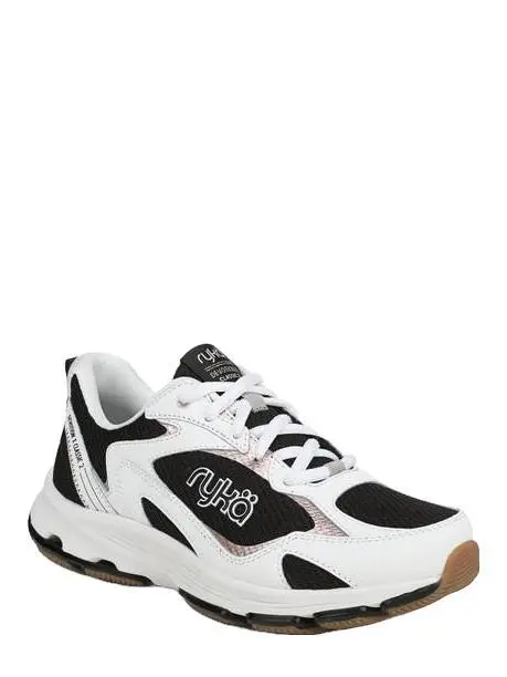RYKA Devotion X Walking Sneaker - White Black
