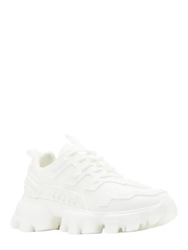 Steve Madden Ponce Lace-up Chunky Sneakers - White