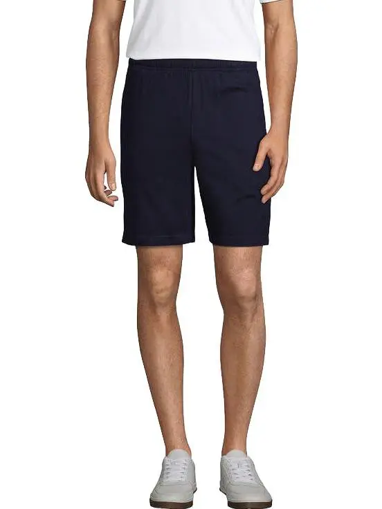 LANDS' END Jersey Knit Short - Radiant Navy