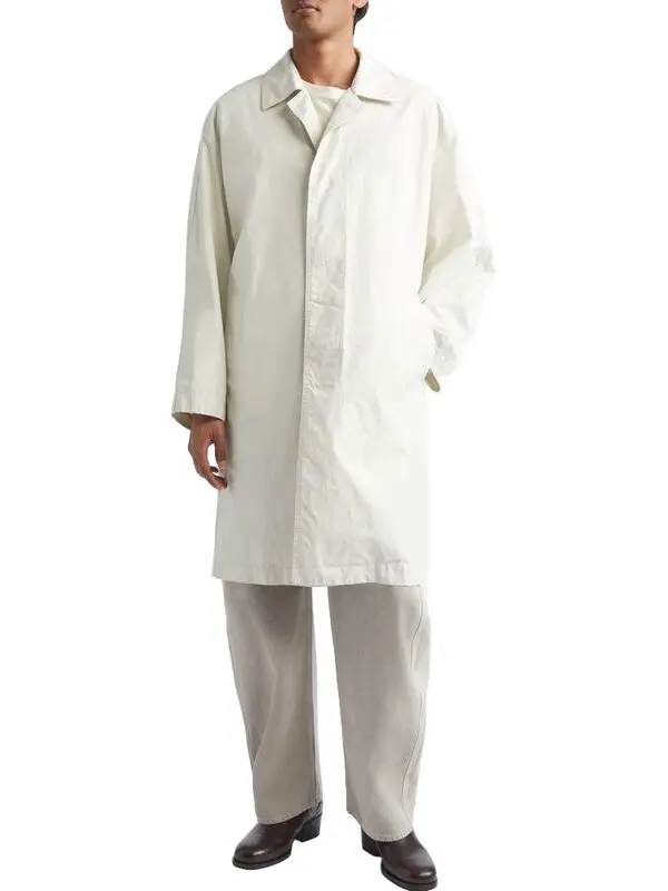 LEMAIRE Water-resistant Cotton Car Coat - Soja