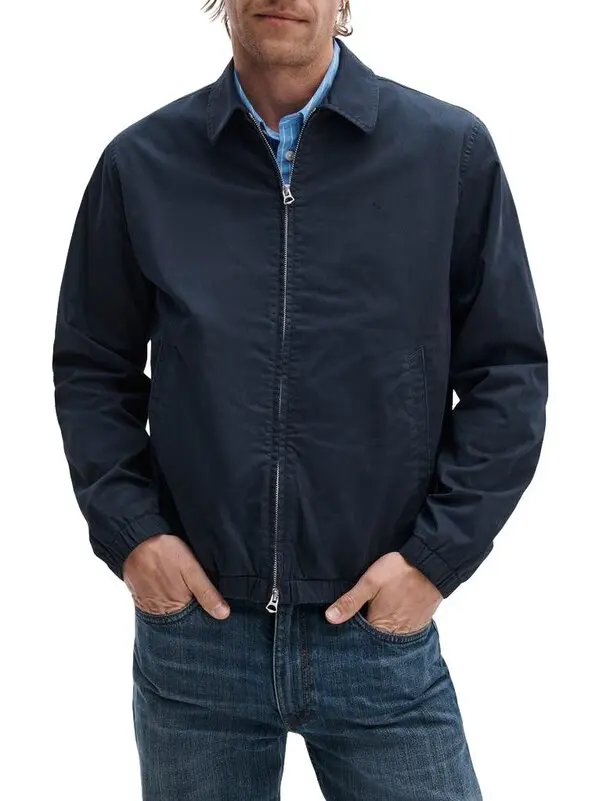 Rag & Bone Harrington Stretch Cotton Jacket - Sail