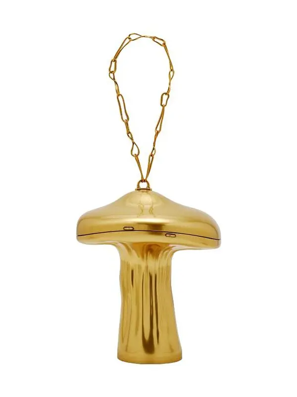 Cult Gaia Fungo Clutch - Antique Brass