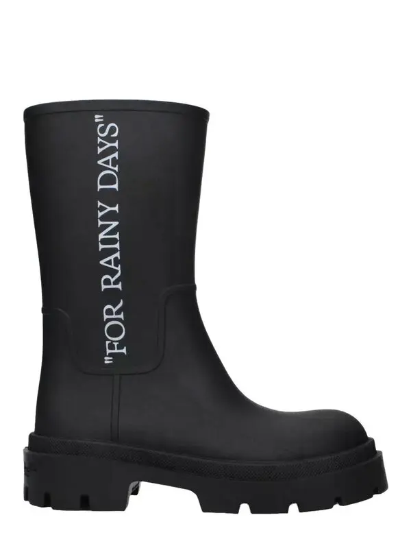 Off-White Reboot Rain Boots - Black