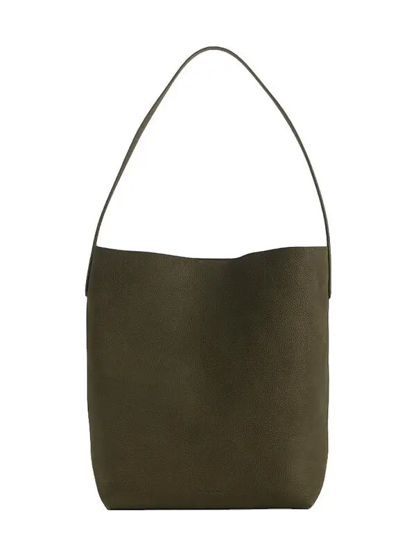 MANSUR GAVRIEL Everyday Cabas Leather Shoulder Bag - Algae