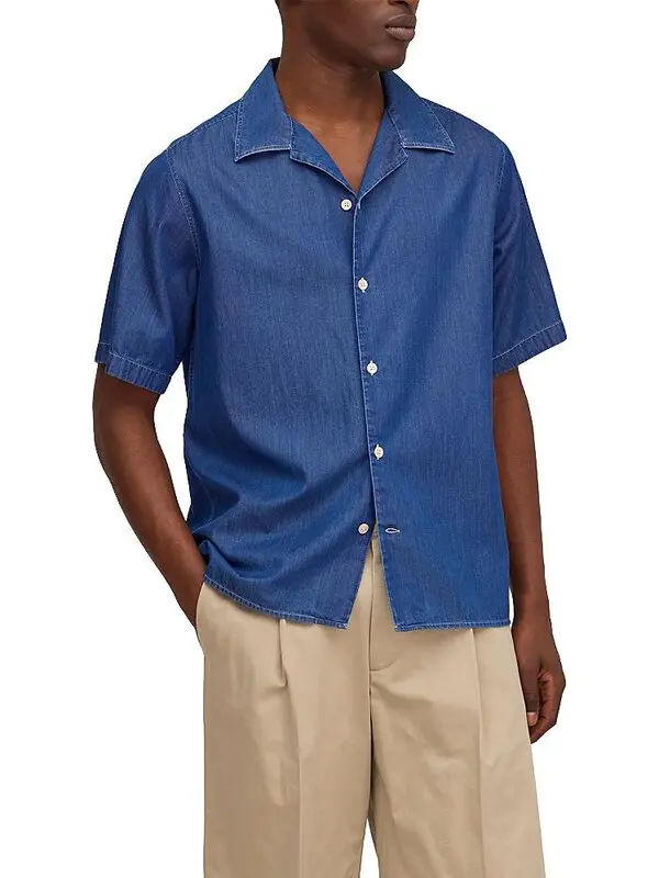 Nn07 Julio 5765 Short Sleeve Shirt - Medium Indigo