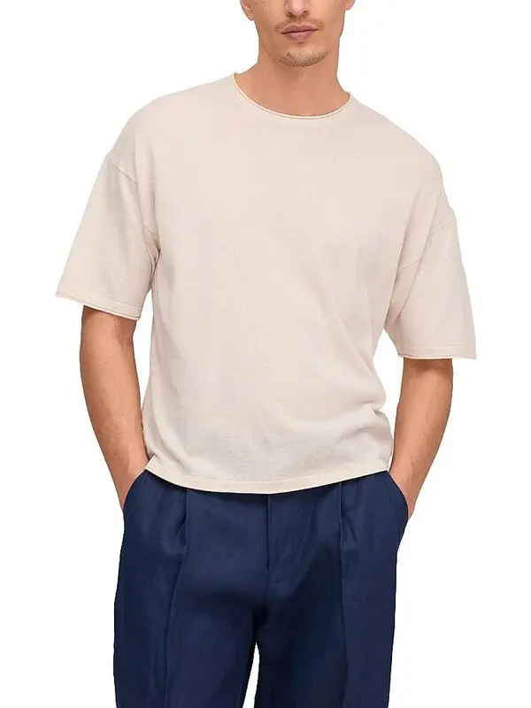 Nn07 Ryan 6311 Tee - Oat