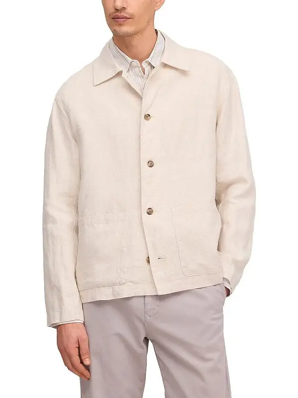 Nn07 Nn 07 Linen Hybrid Blazer - Oat