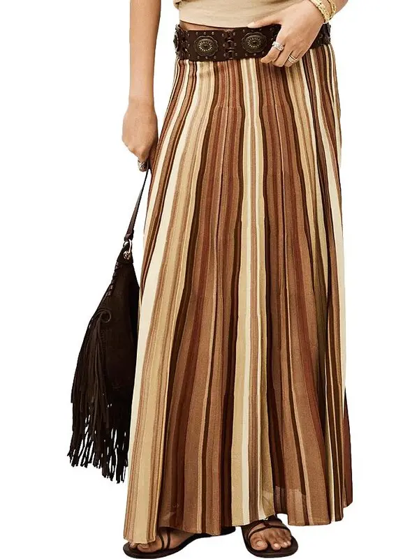 Ba&sh Jupe Rima" Striped Maxi Skirt - Multicolor