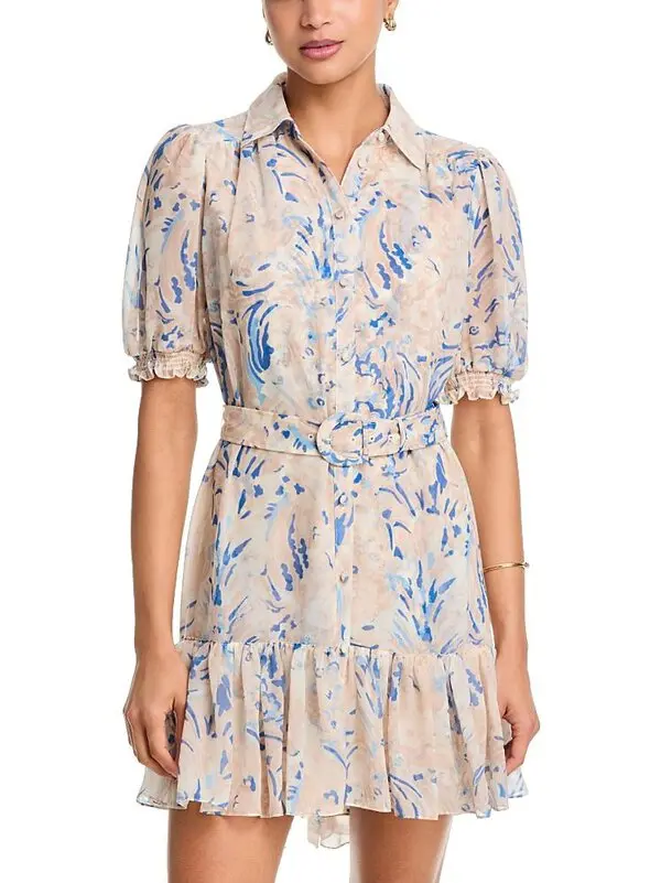 Cinq À Sept Daisy Swirl Dress - Neutral Multi