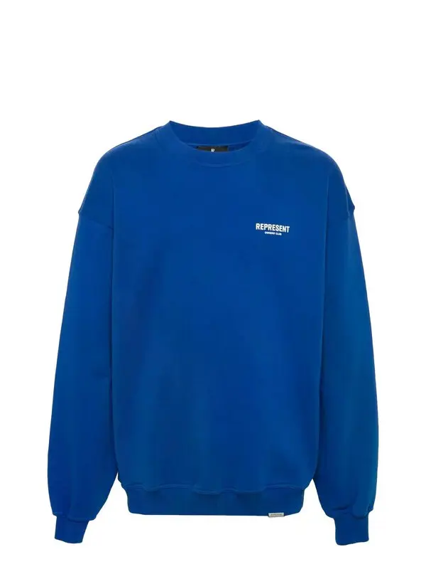 REPRESENT Owners' Club Cotton Sweatshirt - Blue