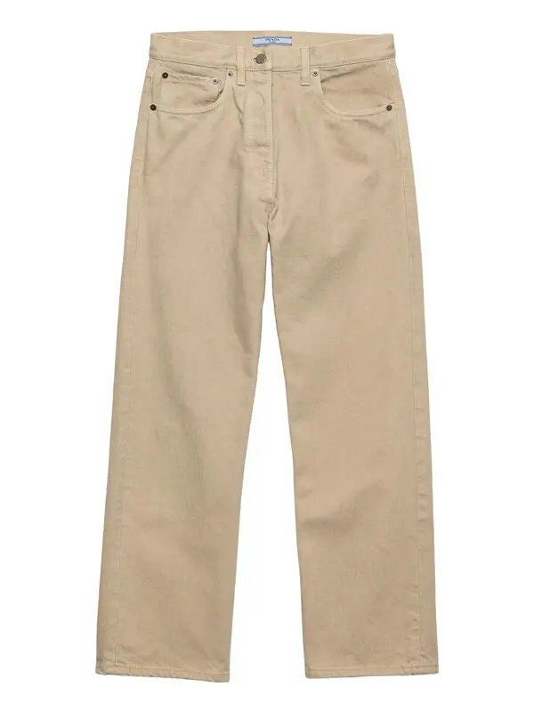 Prada Five-pocket Denim Jeans - Neutral