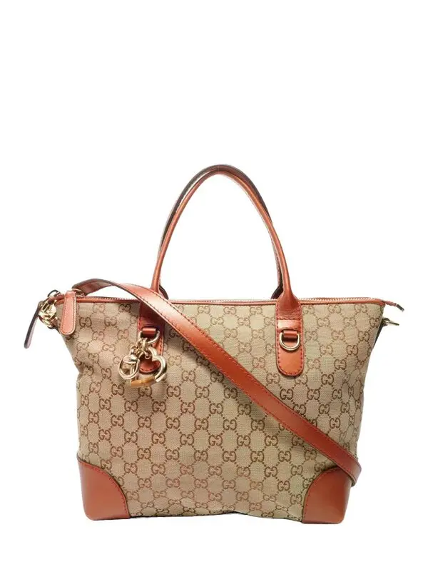 Gucci Gg Canvas Shoulder Bag - Neutrals