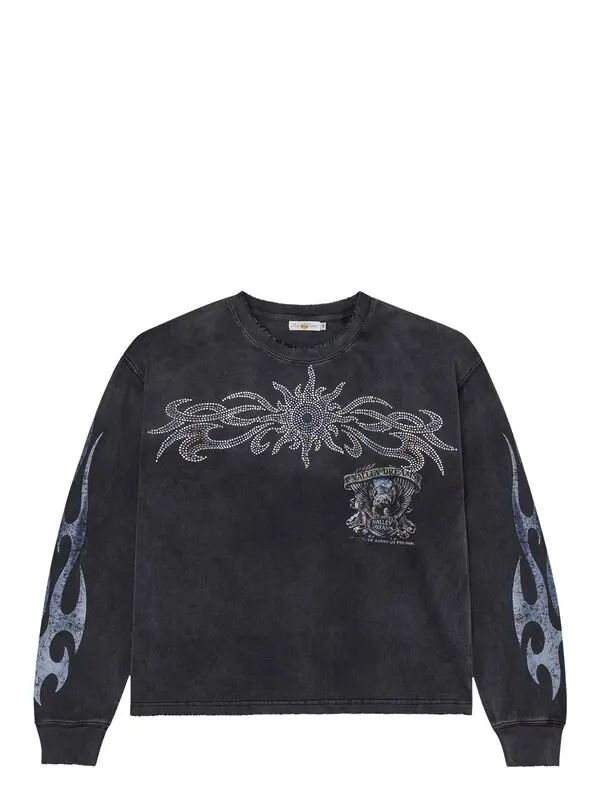 VALE FOREVER Valley Bling Long Sleeve Shirt - Black