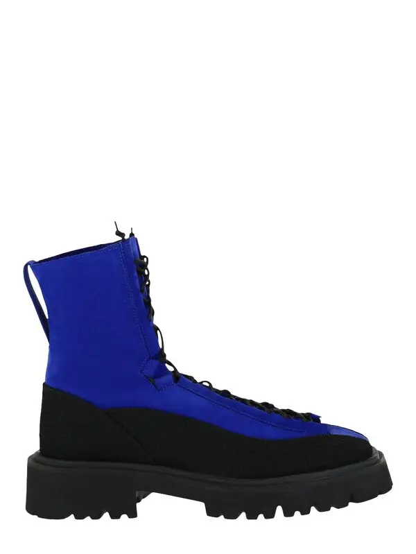 FERRAGAMO Atlante Combat Boots - Blue
