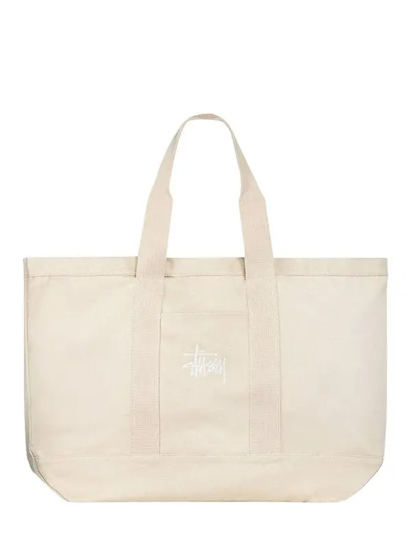 StÜssy Canvas Tote Bag - Cream