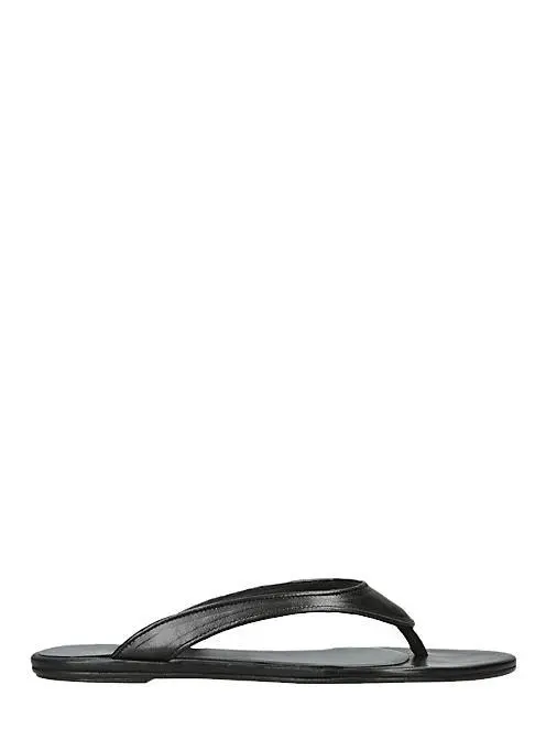 JUDE Rue Leather Sandals - Black