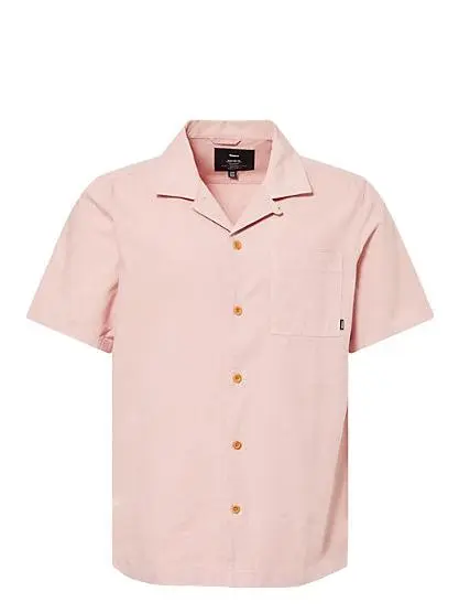 FINISTERRE Hendra Short-sleeve Cotton Shirt - Rock Salt