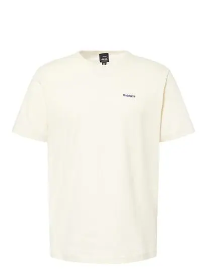 FINISTERRE Waves Logo-print Cotton T-shirt - Ecru