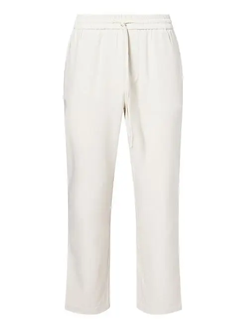 NOBL Bryce Drawstring Woven Trousers - Cream