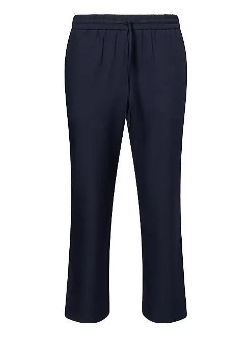 NOBL Bryce Drawstring Woven Trousers - Navy