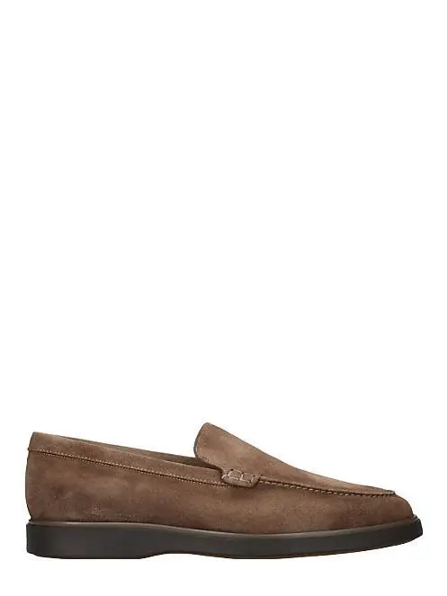 Magnanni Suede Loafers - Beige