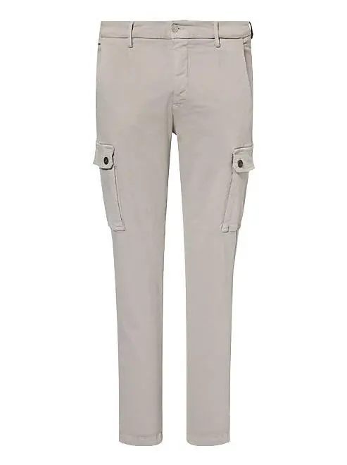 REPLAY Slim-fit Cargo Denim Jeans - Light Grey