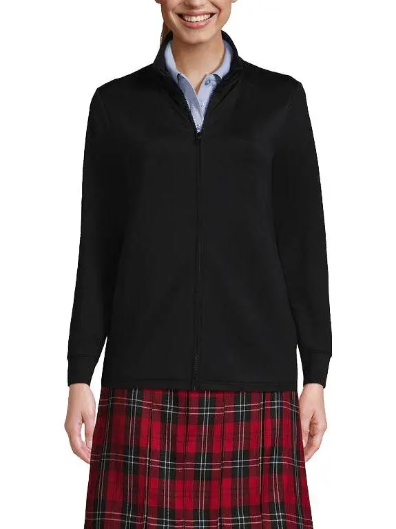 LANDS' END Active Performance Full Zip Jacket - Black