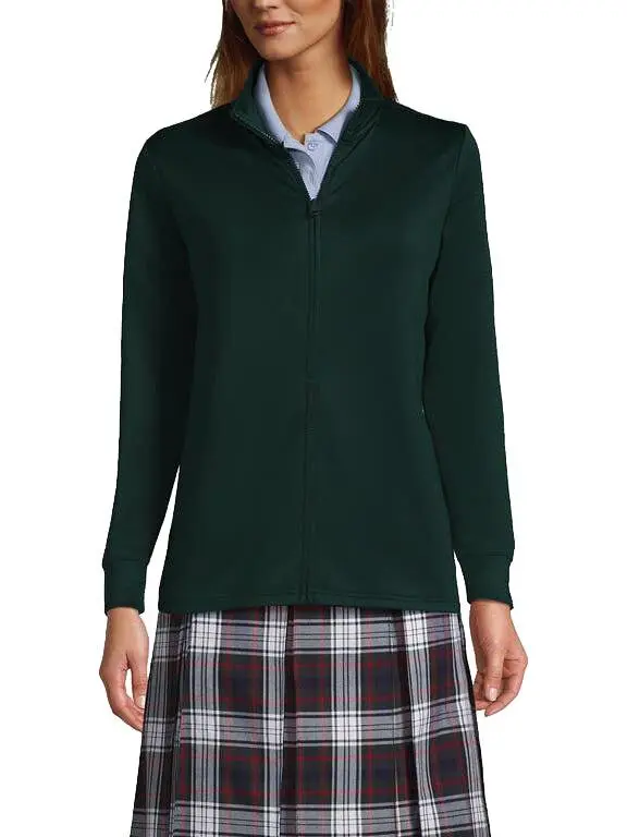 LANDS' END Active Performance Full Zip Jacket - Evergreen