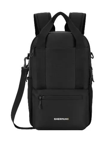 SHERPANI Camden Convertible Backpack Tote - Raven