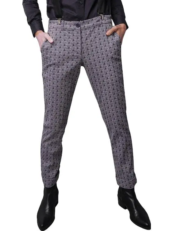 WILDFANG The Empower Jacquard Trouser - Plum