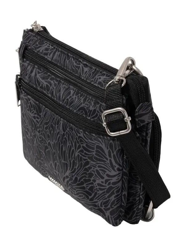 BAGGALLINI Securtex Anti-theft Stash Crossbody - Midnight Blossom Print