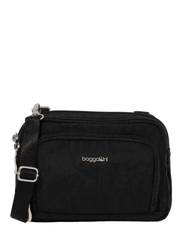 BAGGALLINI Trifecta Crossbody With Emf Blocking Pocket - Black