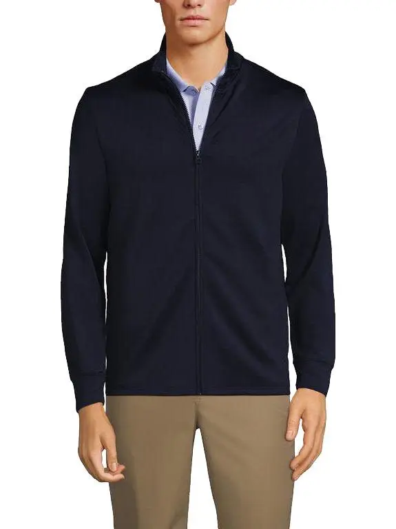 LANDS' END Active Performance Full Zip Jacket - Classic Navy