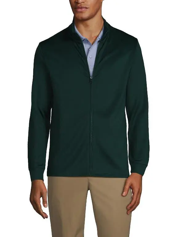 LANDS' END Active Performance Full Zip Jacket - Evergreen