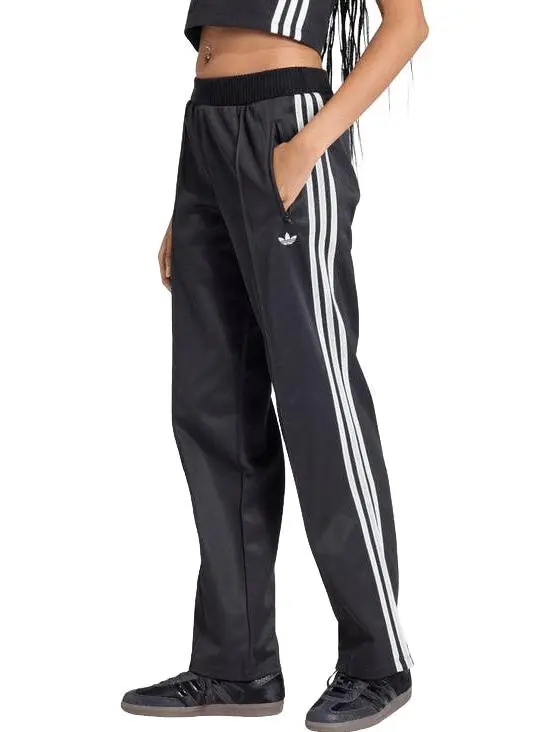 ADIDAS ORIGINALS Knit Waistband Track Pants With 3-stripes Detailing - Black