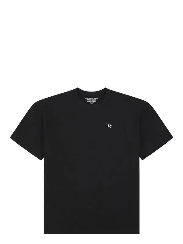 PAPER PLANES Planes Jfk Cotton Graphic T-shirt - Black