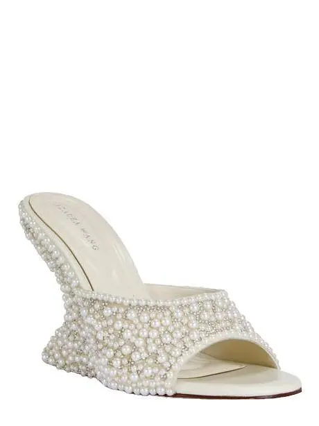 AZALEA WANG Aaralyn Floating Heel Sandal - Ivory