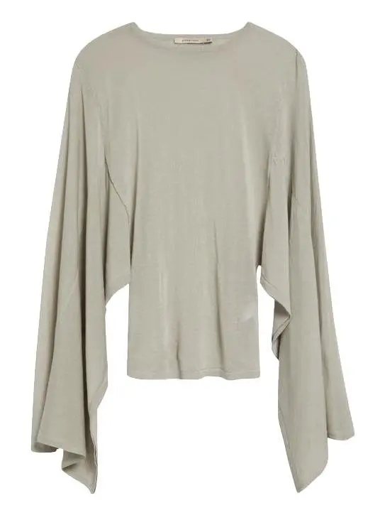 Paloma Wool Sheer Draped Top - 620 - Ecru