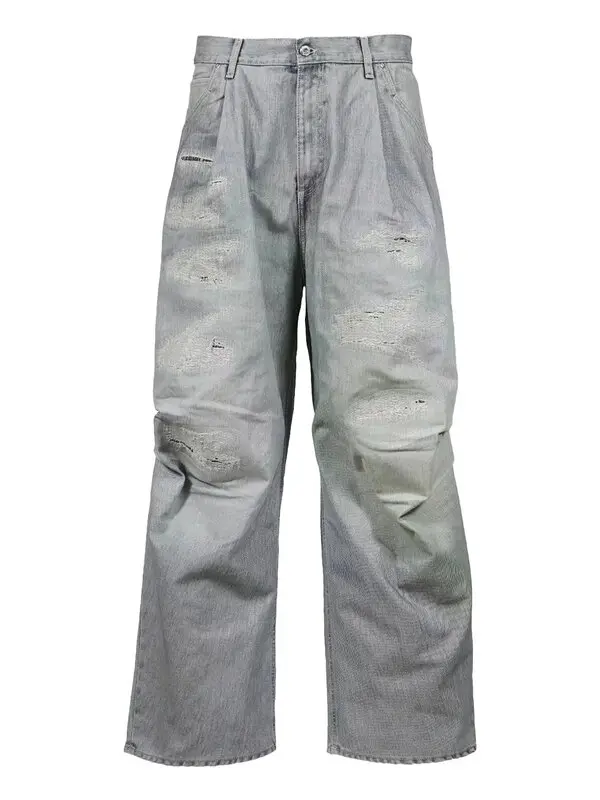PDF Angelo Distressed Trousers - Blue