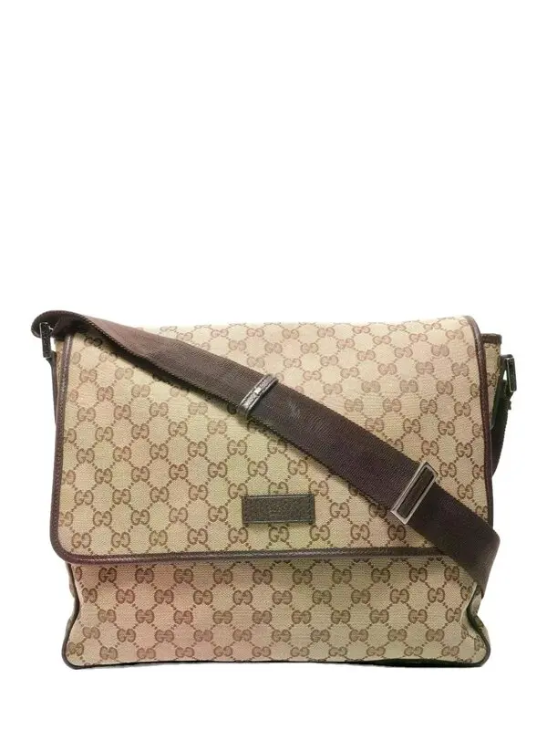 Gucci Gg Canvas Shoulder Bag - Neutrals