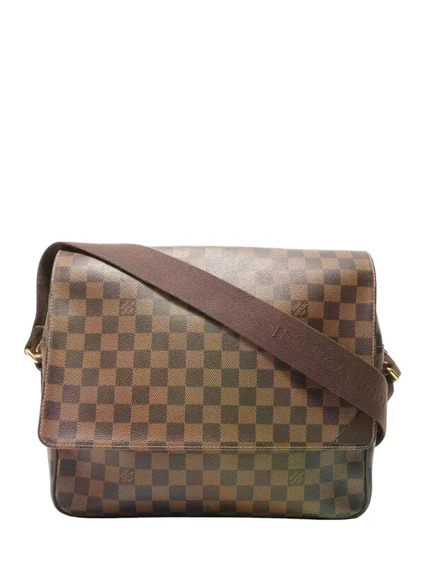 LOUIS VUITTON Damier Shelton Mm Shoulder Bag - Brown