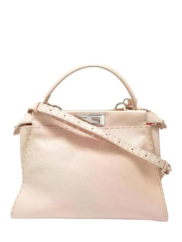 Fendi Selleria Peekaboo Handbag - Neutrals