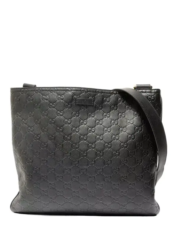 Gucci Guccissima Shoulder Bag - Black