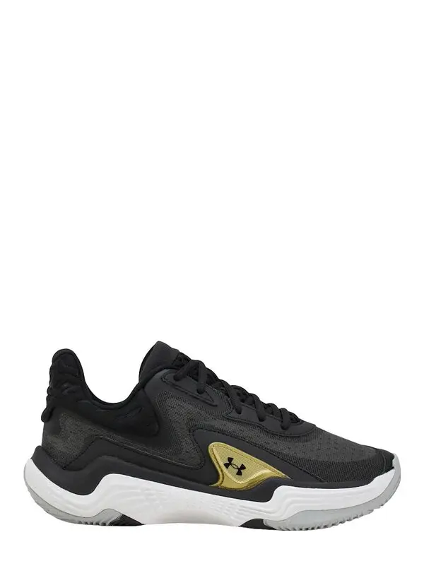 Under Armour Spawn Athletic Sneakers - Black/metallic Gold