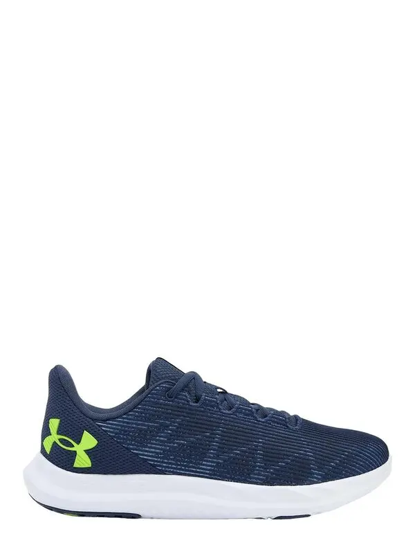 Under Armour Charged Speed Swift Sneakers - Washed Navy Blue/black/high Vis Yellow