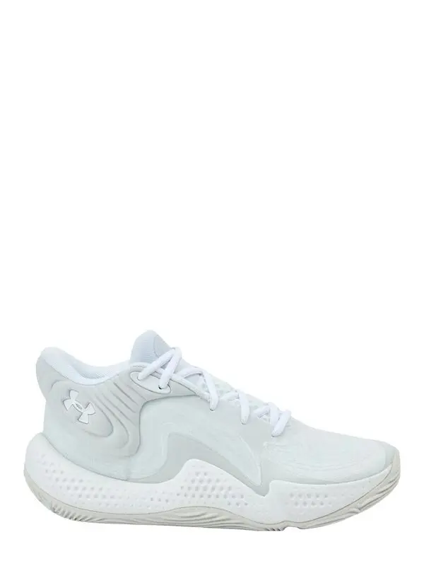 Under Armour Spawn 6 Clay Athletic Sneakers - White/distant Grey/white Clay