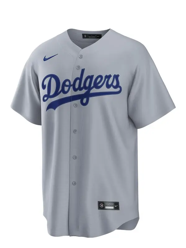 Nike Mookie Betts Los Angeles Dodgers Mlb Replica Jersey - Grey
