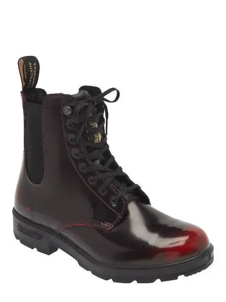 Blundstone Water-resistant Lace-up Boots - Bordeaux Brush