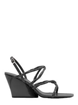 Proenza Schouler Wedge Sandals With Twisted Straps - Black