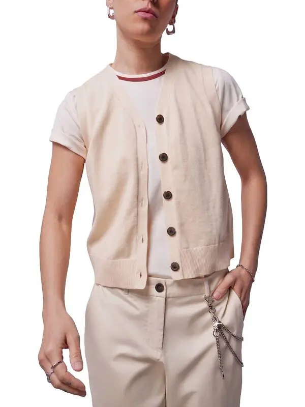 WILDFANG The Everyday Sweater Vest - Oat